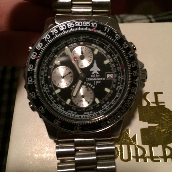 Chase Durer Pilot Commander XV Chronograph | WatchCharts Marketplace