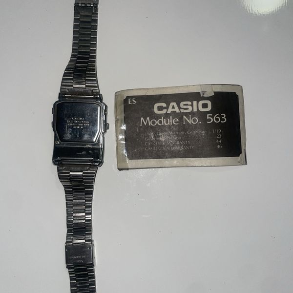 Casio Data Bank Men 563 DBC-600 Telememo & Schedule Quartz Digital Watch 7 3/4" | WatchCharts ...