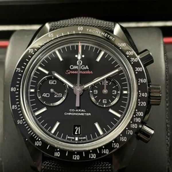 OMEGA Speedmaster Dark Side of the Moon Men's Black Ceramic 311.92.44 ...