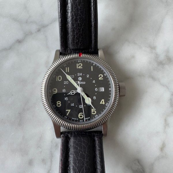 Tutima Classic Flieger GMT Automatic Watch 635-01 - Excellent Condition ...