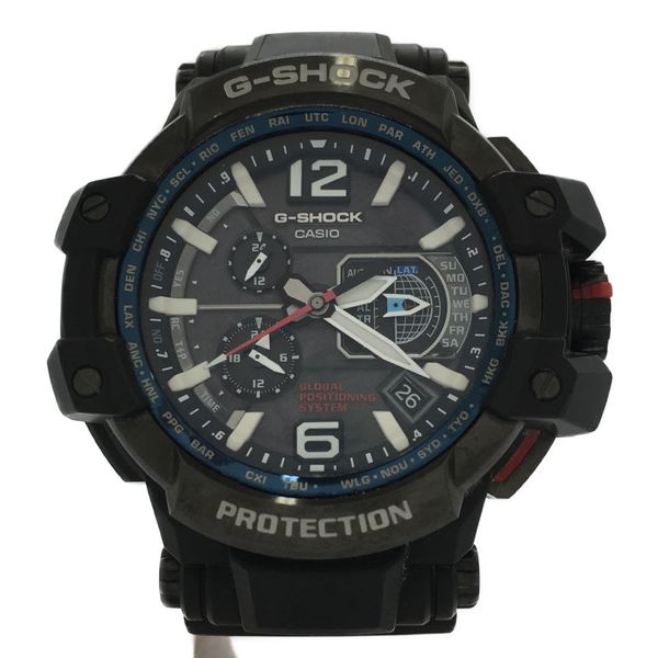 [Used] CASIO Solar watch / G-SHOCK / Analog / BLK / Dirty / Belt ...