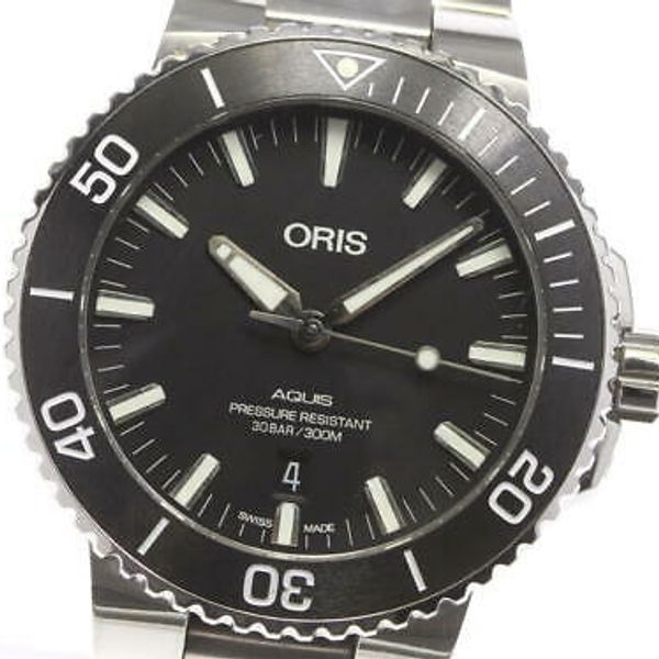 ORIS Aquis 7730 Date black Dial Automatic Men's Watch_601648 ...