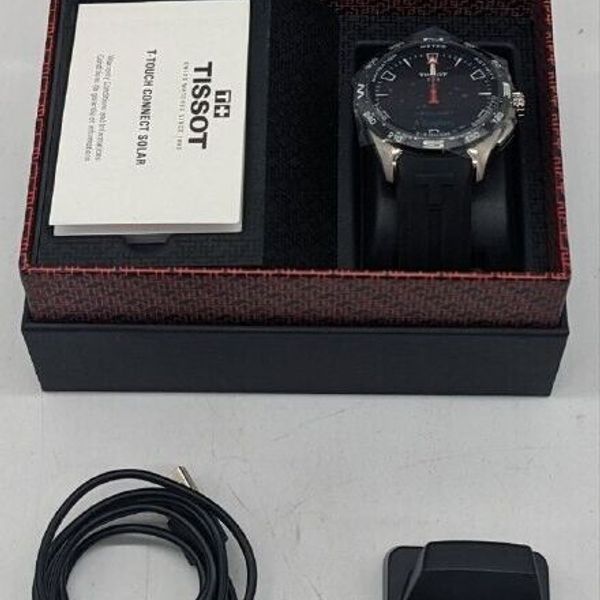 Tissot T-Touch Connected Solar Mens Titanium Watch | WatchCharts ...