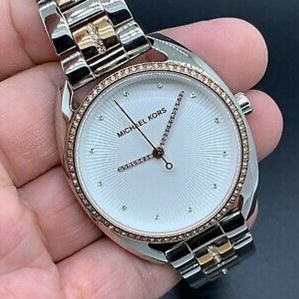 NEW OLD STOCK MICHAEL KORS MK-3676 WATER RESISTANT 5 ATM QUARTZ WOMEN'S ...