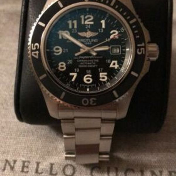 Mens BREITLING SUPEROCEAN Automatic Chronometer Watch 1000m / 3300 ft ...