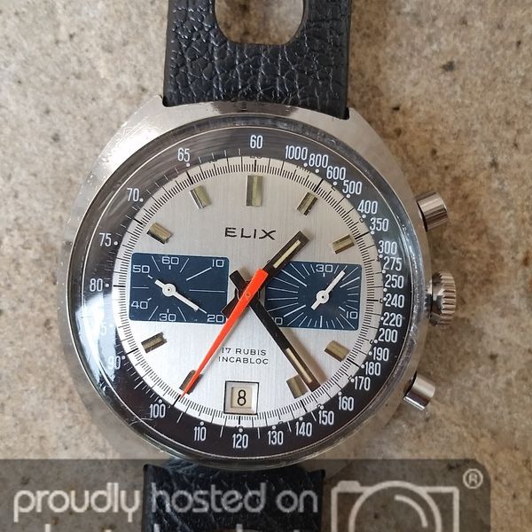 Vintage Elix Valjoux 7734 Chronograph NOS | WatchCharts