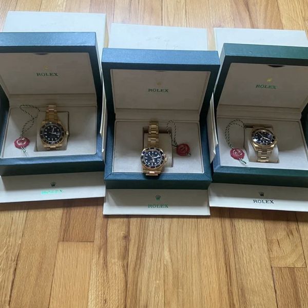 Blue Rolex Watch Original Box Included | WatchCharts Marketplace