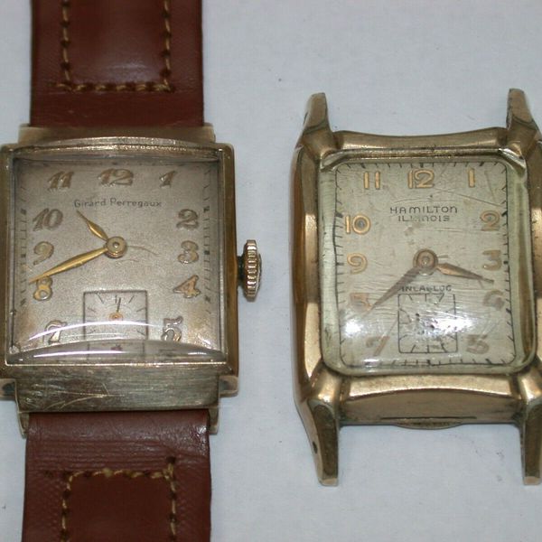 Hamilton & Girard Perregaux Vintage Men’s Mechanical Wristwatches. 199T ...