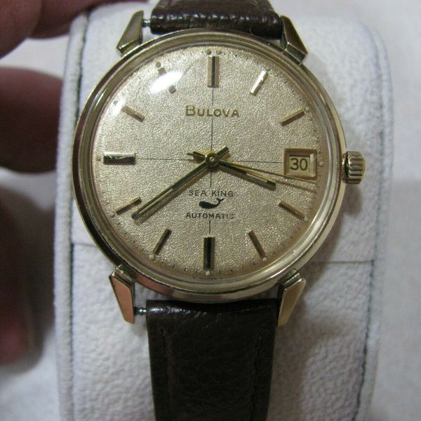 Bulova Sea King N5 Textured Dial Automatic Wristwatch | WatchCharts