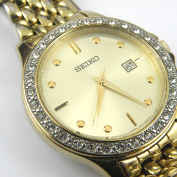 Vintage Ladies SEIKO 7N82-0HV0 Quartz Date Watch | WatchCharts