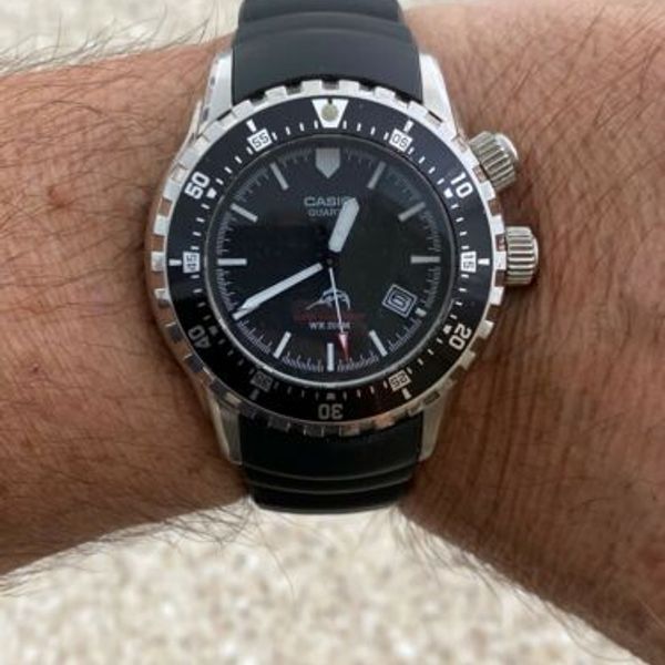 NEW Old Stock Men's Casio MDV-102 Super Illuminator Marlin Diver Watch ...