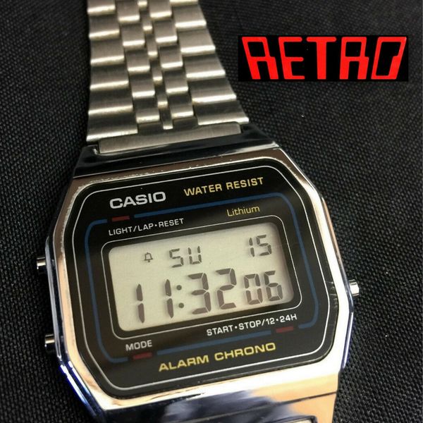 Casio A155W Module 593 Digital Watch yr 1989 In Rare Collectors ...
