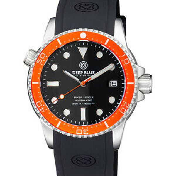 Deep Blue Diver 1000 Foot Diver Automatic Dive Watch Generation 2 D1 ...