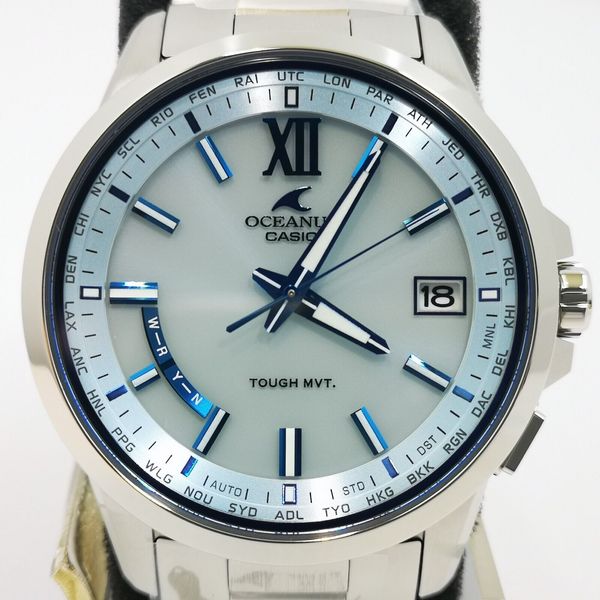 CASIO OCEANUS OCW-T150-2AJF Light Blue Tough Solar Men's Watch New in ...