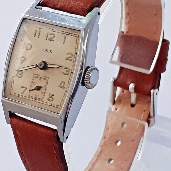 Vintage Oris Art Deco Cushion Case Mens Swiss Watch. | WatchCharts Marketplace