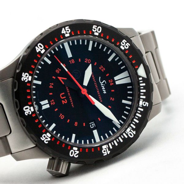 Sinn U2 SDR EZM5 Tegimented GMT Germain Submarine Steel Watch | WatchCharts