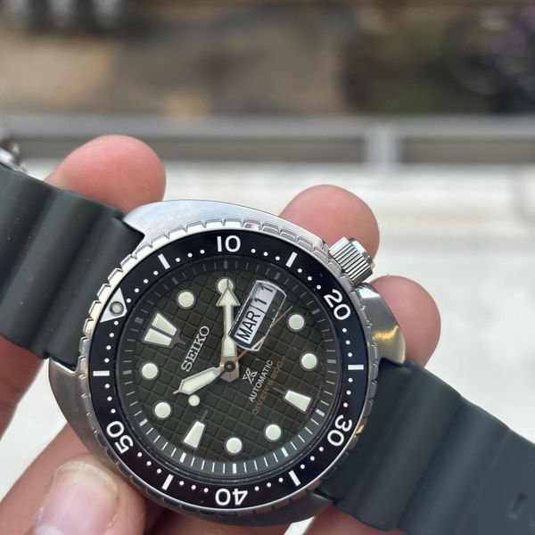 [WTS] Seiko SRPE05 King Turtle w/Olive Grenade Dial | WatchCharts ...