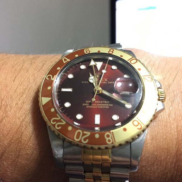 FSOT: 16753, 8million series (1984); GMT Master; 'root beer' bezel ...