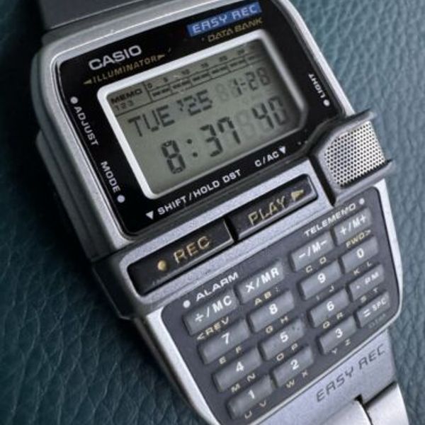 Montre Casio V500 Easy Rec dictaphone et calculatrice Vintage Collector ...