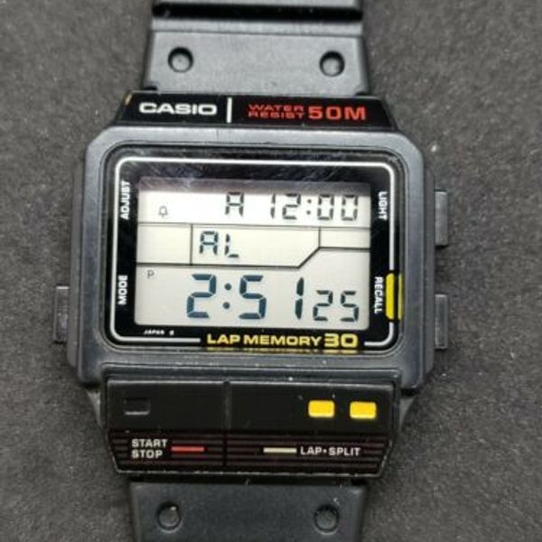 Vintage Rare Casio | 503 SDB-300W | 30-Lap Memory Watch | 50M Water ...