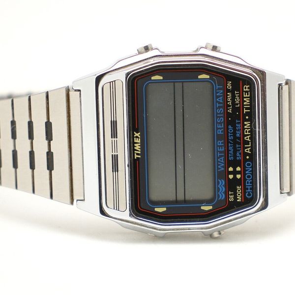 TIMEX Digital Mens 1990 Watch Chrono Alarm Timer NEED Battery ...