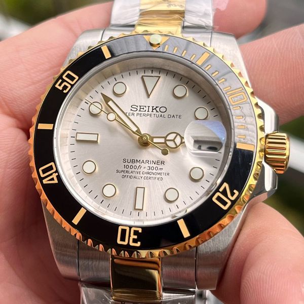 Custom mod Seiko submariner watch | WatchCharts Marketplace