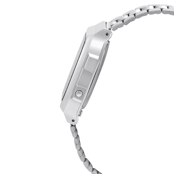 Casio A168W-1 Menâ s Classic Digital Watch Stainless Steel Illuminator ...