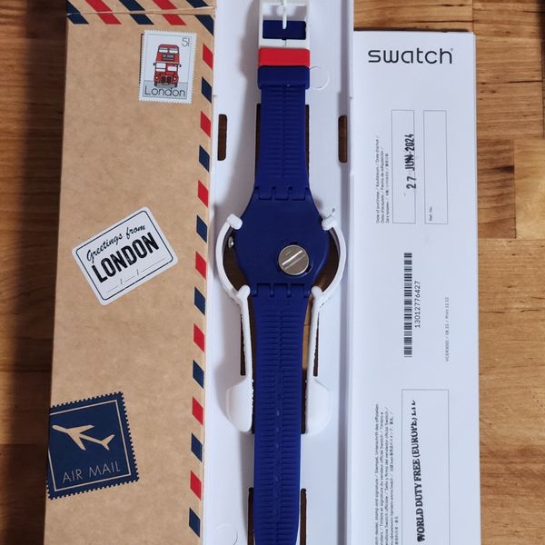 Swatch London "Tea O'Clock" limited edition watch (Model: SUOZ313 ...