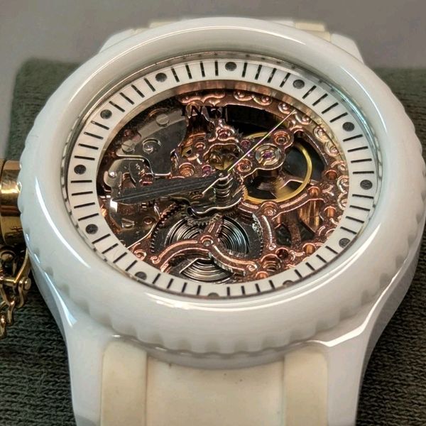 Invicta Russian Diver Manual Wind Skeleton Watch With Ceramic Case ...