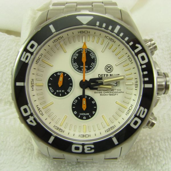 FSO: Deep Blue 7750 Chronograph Panda Dial | WatchCharts Marketplace