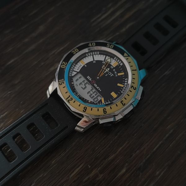 Tissot Sea-Touch GMT Alarm Diver Diver Watch T026.420.17.281.00 | WatchCharts Marketplace