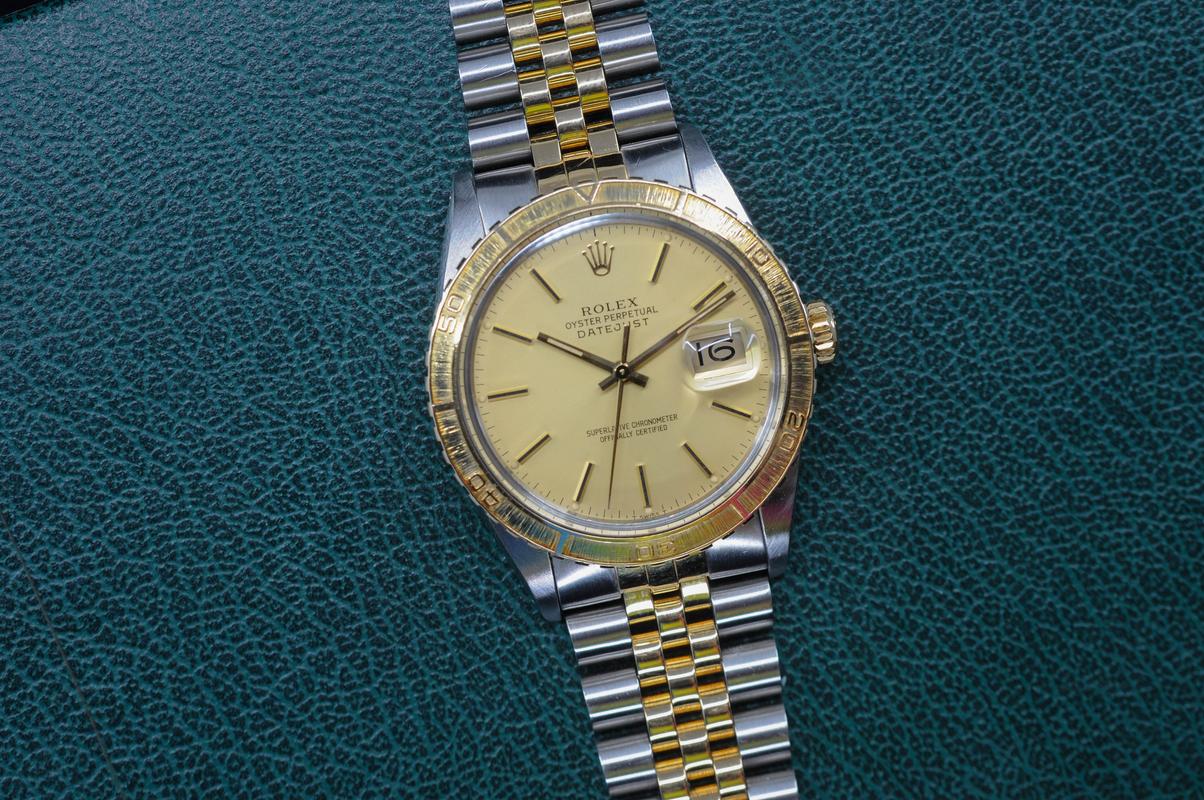 1982 Rolex Datejust Turn-O-Graph "Thunderbird" Ref. 16253 18k YG/SS ...