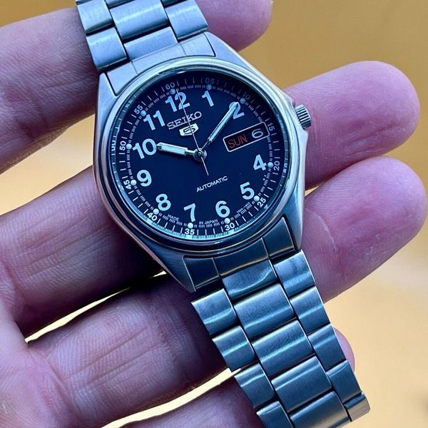 Vintage Seiko 5 Automatic Mens 21 Jewels Watch | WatchCharts Marketplace