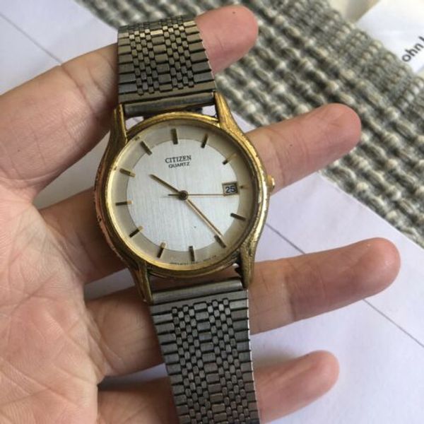 Vintage Citizen Mens Quartz Watch With Date 5510-S30230 HSB | WatchCharts