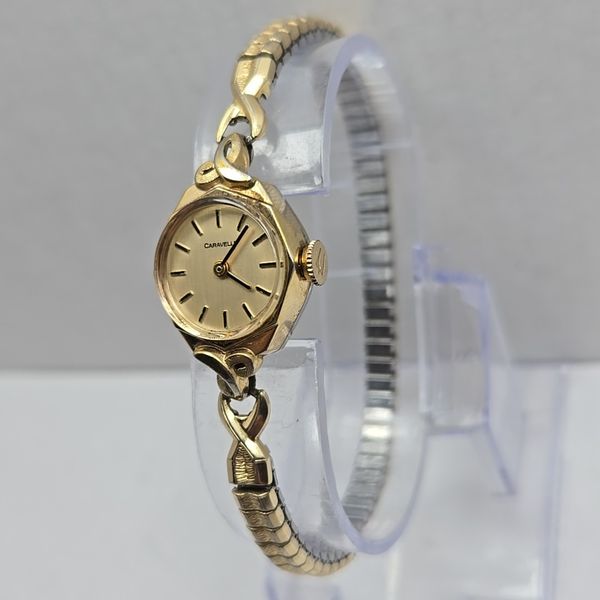 Womens Vintage Caravelle By Bulova N9 Cocktail Manual Wind Watch ...
