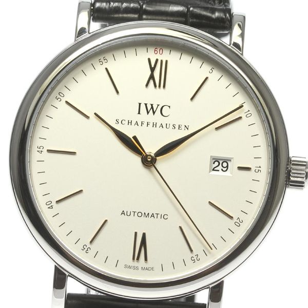 Beautiful goods with box protection [IWC SCHAFF HAUSEN] IWC Portofino ...