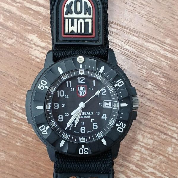 LUMINOX Navy SEALs 3900 Men Quartz Black Dial Watch Japan - Rank B ...