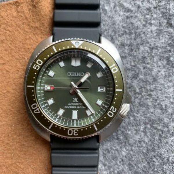 Seiko Captain Willard SPB153 Green diver watch With Uncle Seiko Strap ...