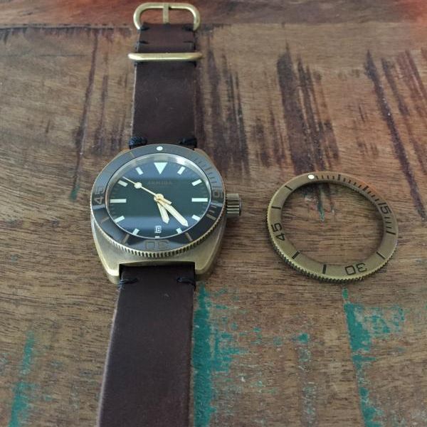 FS: Brass Armida A7 on custom leather. | WatchCharts