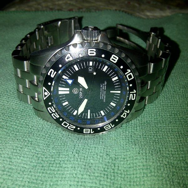 DEEP BLUE Master 2000 GMT LNIB!!! SOLD | WatchCharts Marketplace