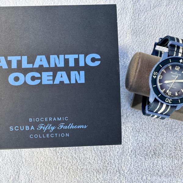 [WTS][WTT] Fifty Fathoms X Swatch Collection $750 obo | WatchCharts ...
