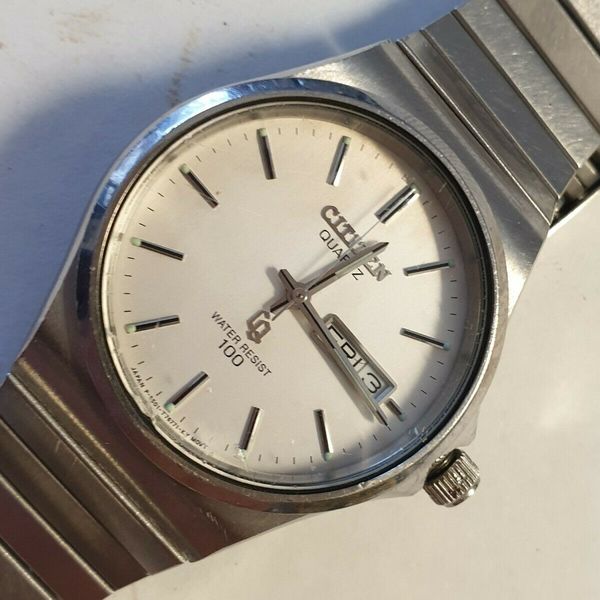 CITIZEN Quartz MEN's WRIST Watch - 5500-T16568 - PARTS OR REPAIR ...