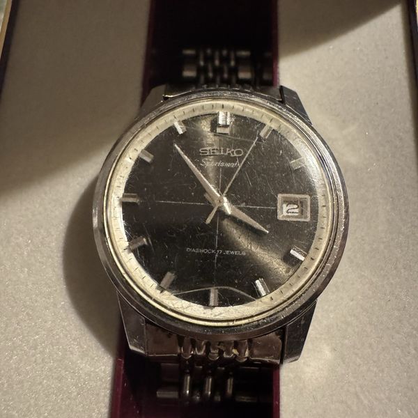 Seiko Men's Sportsmatic Diashock 17 Jewels Watch | WatchCharts Marketplace