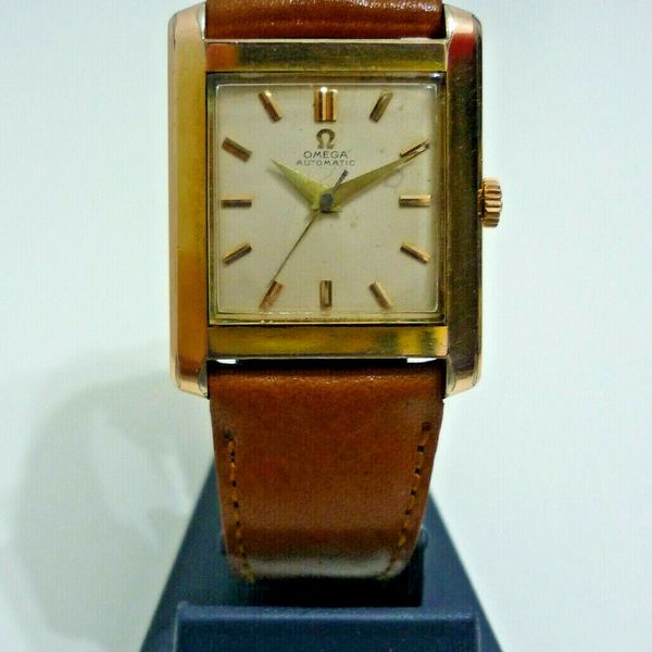 RARE OMEGA TANK AUTOMATIC - CAL. 571 - GOLD FILLED CASE - REF 3999 / 2 ...