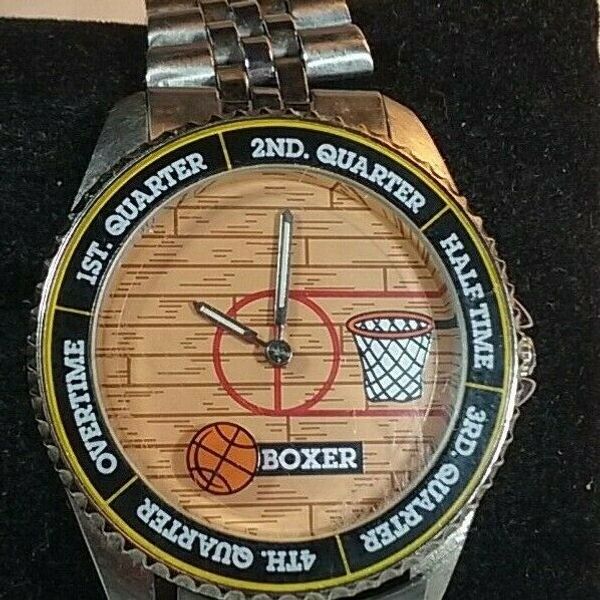 Timex 1996 Joe Boxer Basketball Men's Watch Rotating B'Ball Second Hand ...