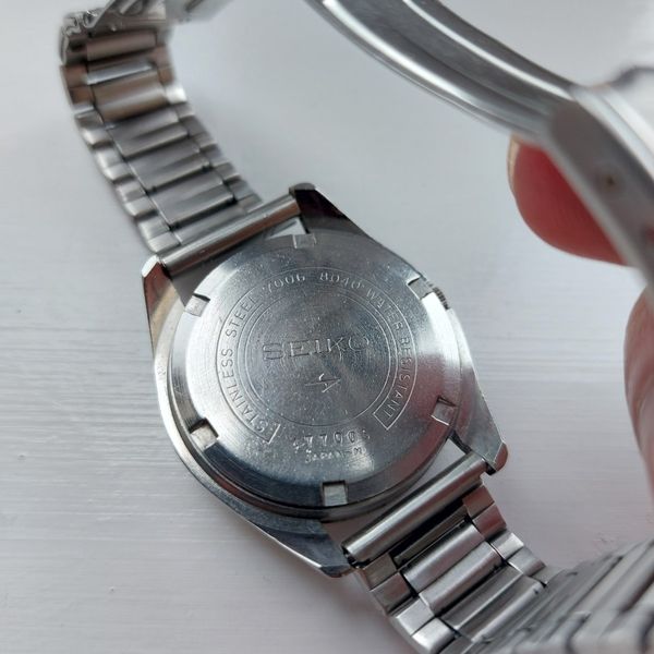 Vintage Seiko 7006-8040 Automatic Watch - July 1974 Silver Dial Day ...