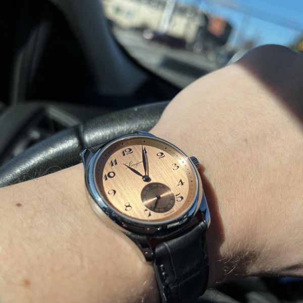 [WTS] Longines Master Small Seconds Salmon Dial | WatchCharts Marketplace