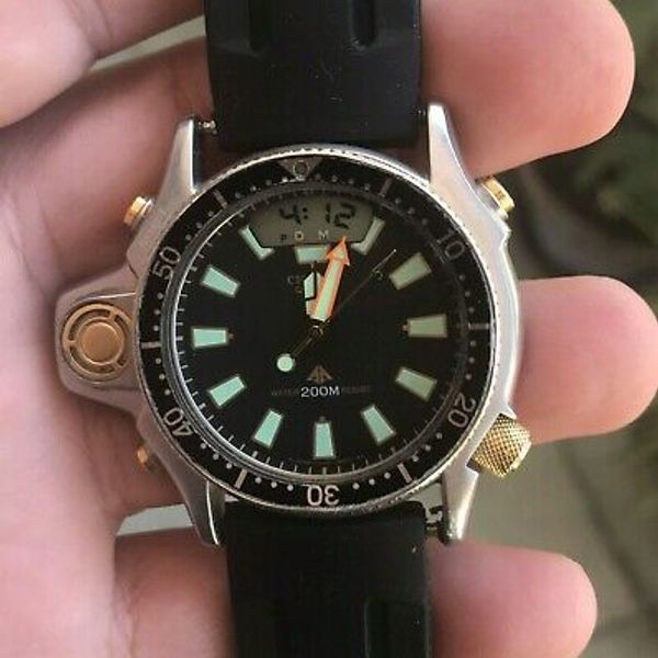 CITIZEN Promaster Aqualand C022-088093Y Diver quartz watch working ...