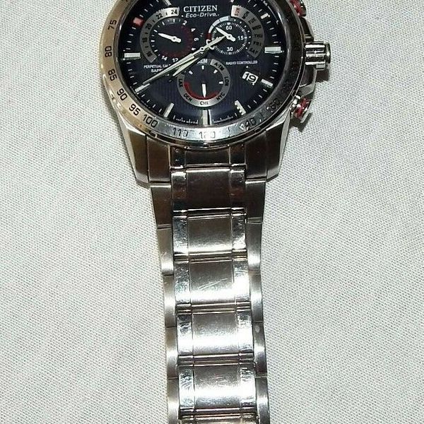 Citizen Eco-Drive 42mm Radio Controlled Limited Eli Manning Watch E650 ...