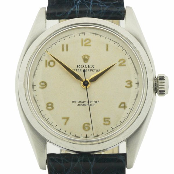 ROLEX STAINLESS STEEL OYSTER PERPETUAL 6565 1958 VINTAGE | WatchCharts ...